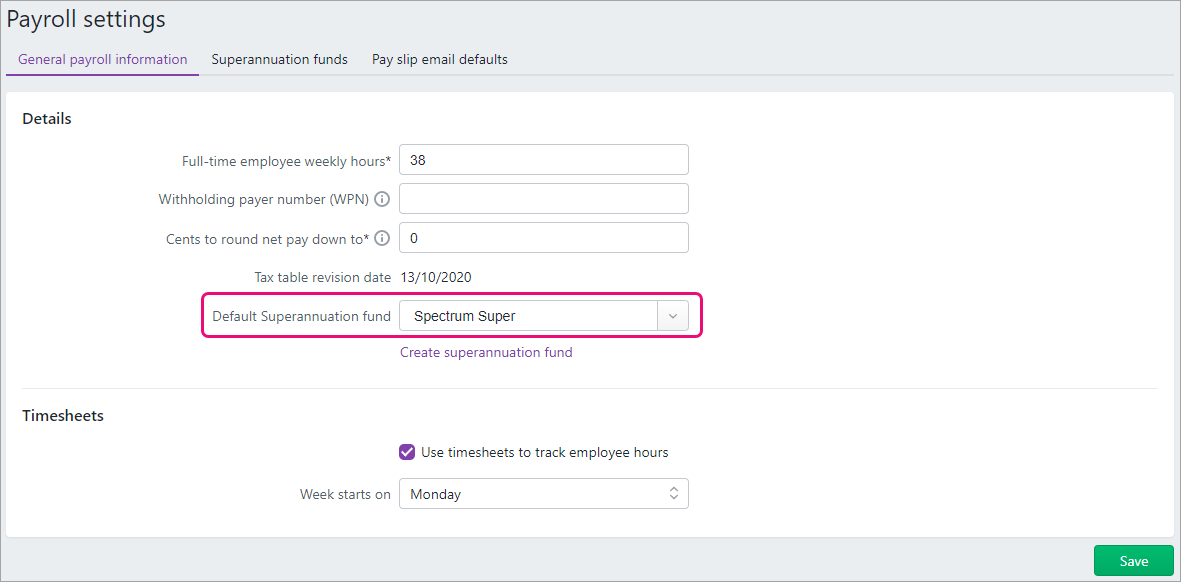 Getting started with MYOB Team