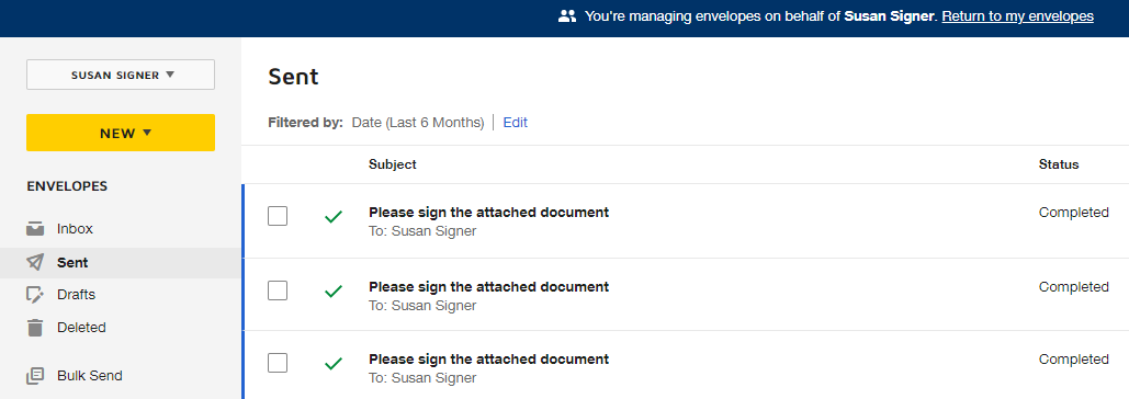 How to share access to a DocuSign envelope inbox | DocuSign