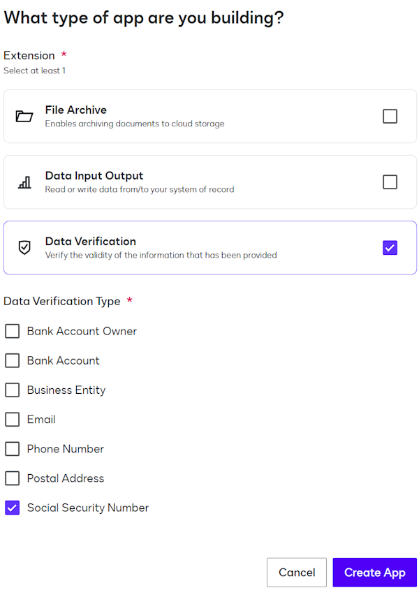 SSN verification extension contract reference | Docusign