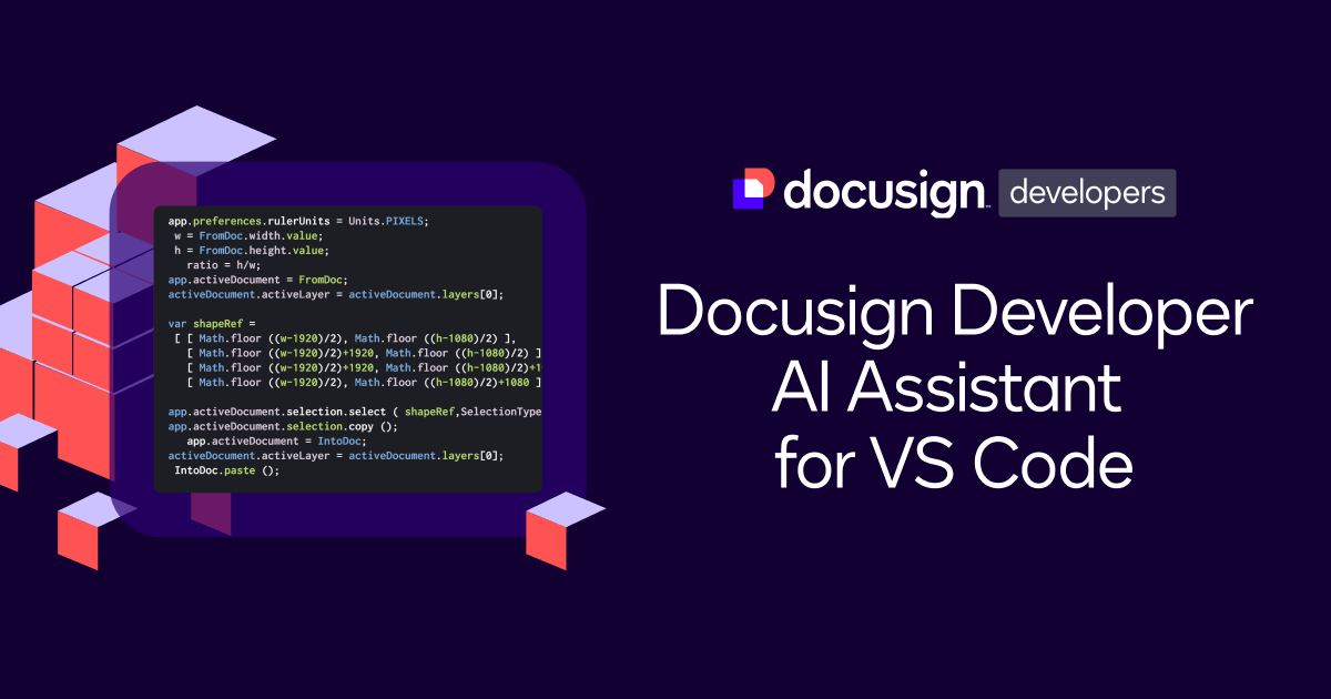 Docusign Developer AI Assistant for VS Code (Beta) | Docusign