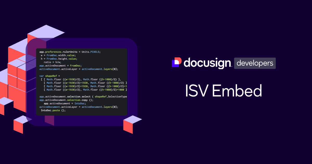 ISV Embed Implementation Plan | Docusign