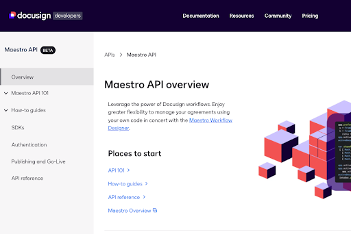 Get Started: Agreement Automation with Maestro | Docusign Developers | Docusign