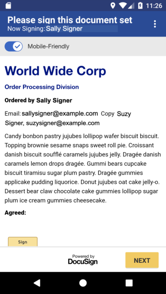 How to Brand the Signing Experience | Android SDK | Docusign