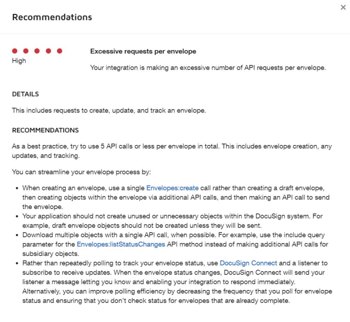 API Usage Center overview | DocuSign