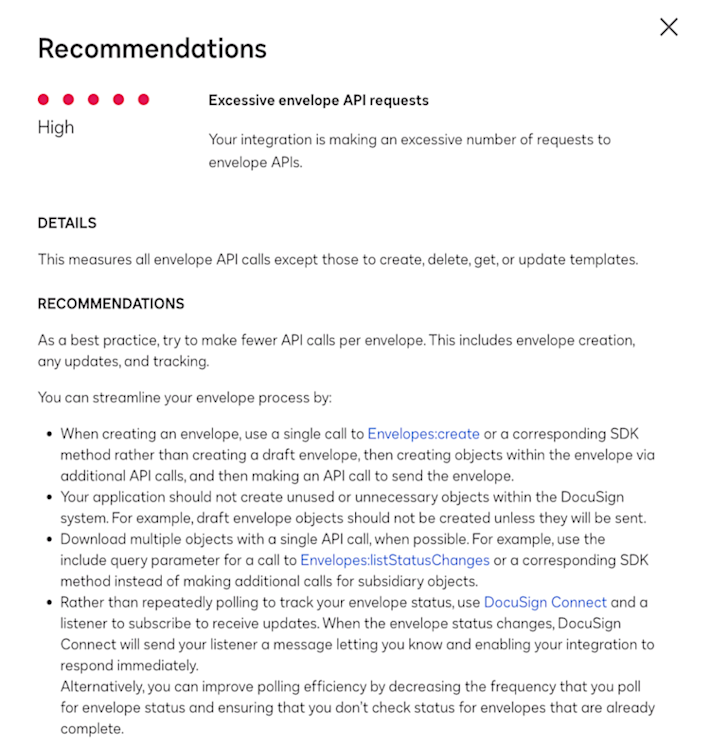 API Usage Center overview | Docusign
