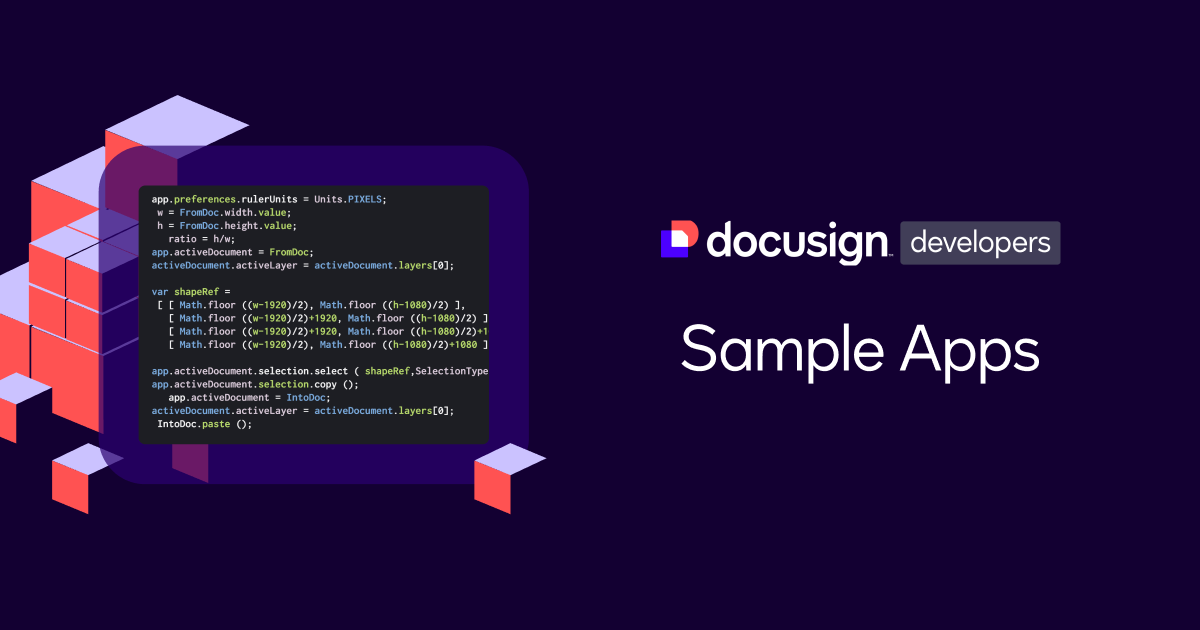 Sample Apps | Docusign