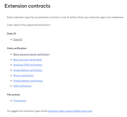 Get Started: Docusign Extension Apps | Docusign Developers | Docusign