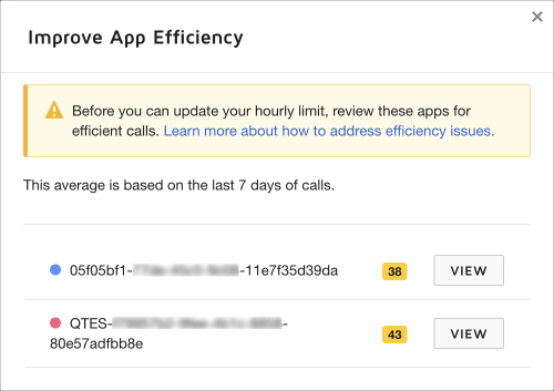 API limit management | Docusign