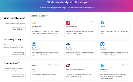 Get Started: Docusign Extension Apps | Docusign Developers | Docusign