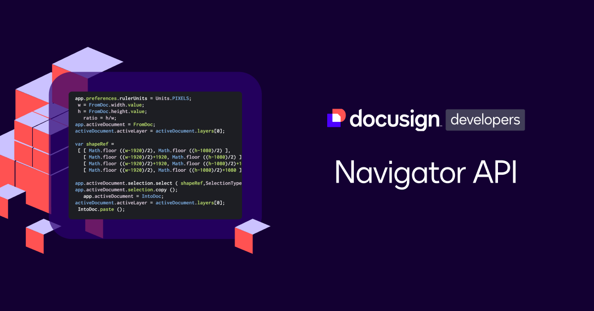 Navigator API overview | Docusign