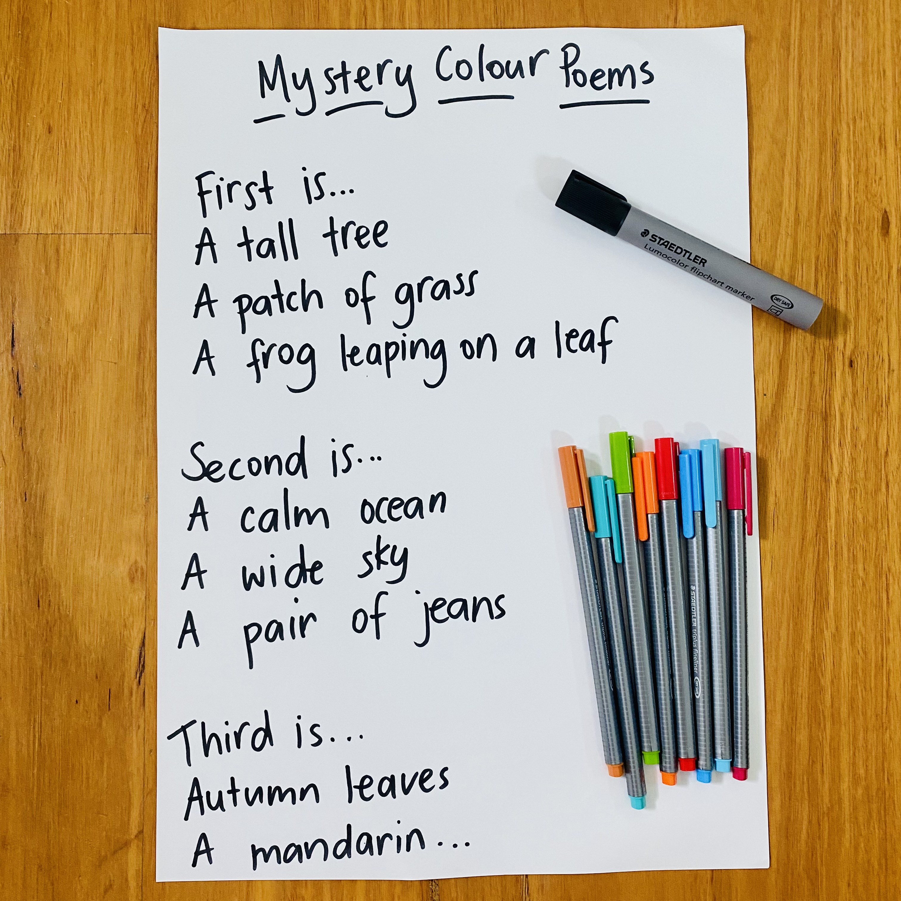 The Power of Poetry - Mystery Colour Poems | High quality literacy ...