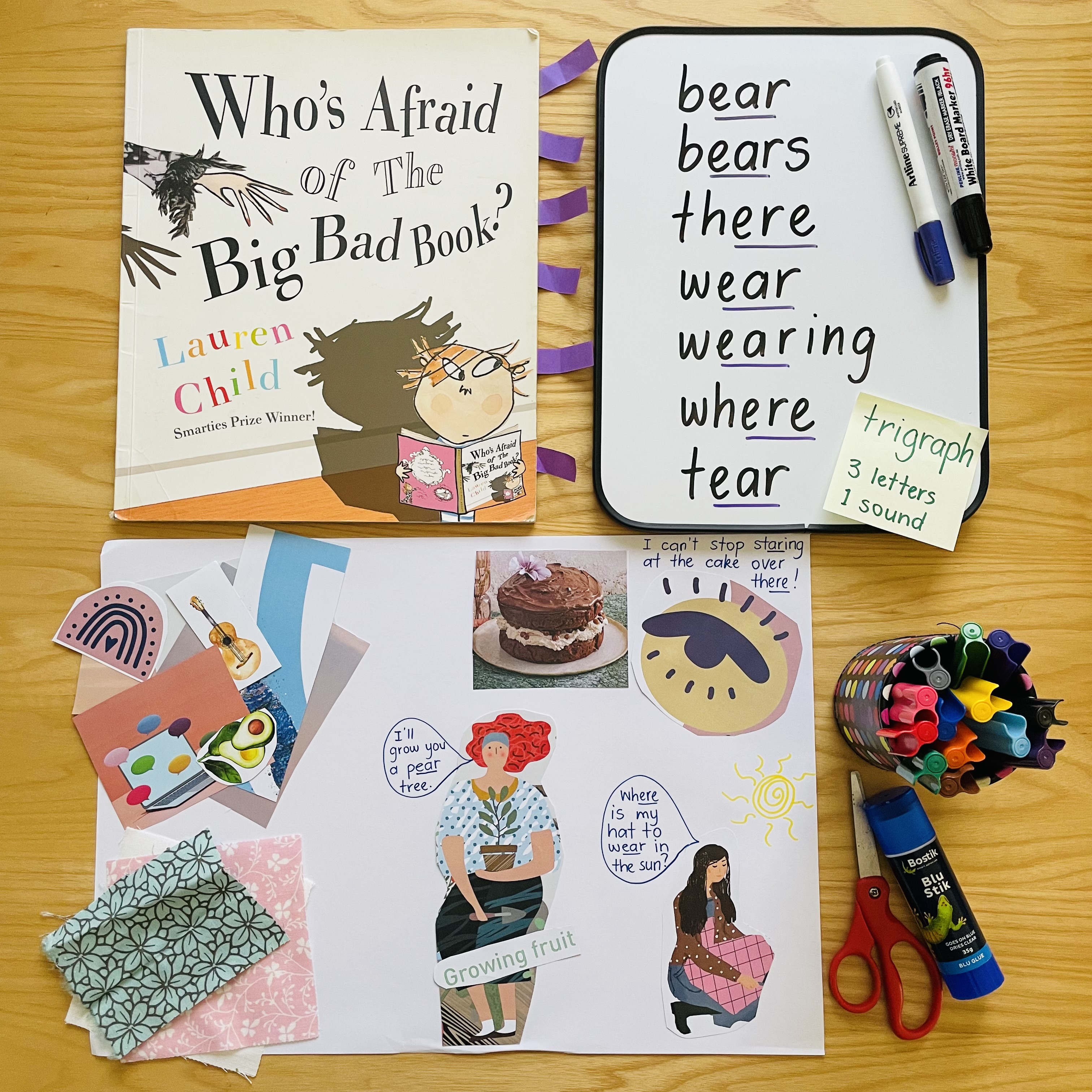 Phonics Companion Set 13 – Trigraphs - Focus /ear/ and /ere/ as in bear ...