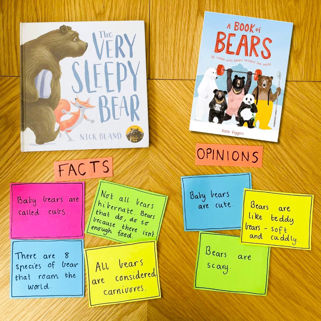 Exploring Persuasion: The Very Sleepy Bear - Fact vs Opinion | High ...