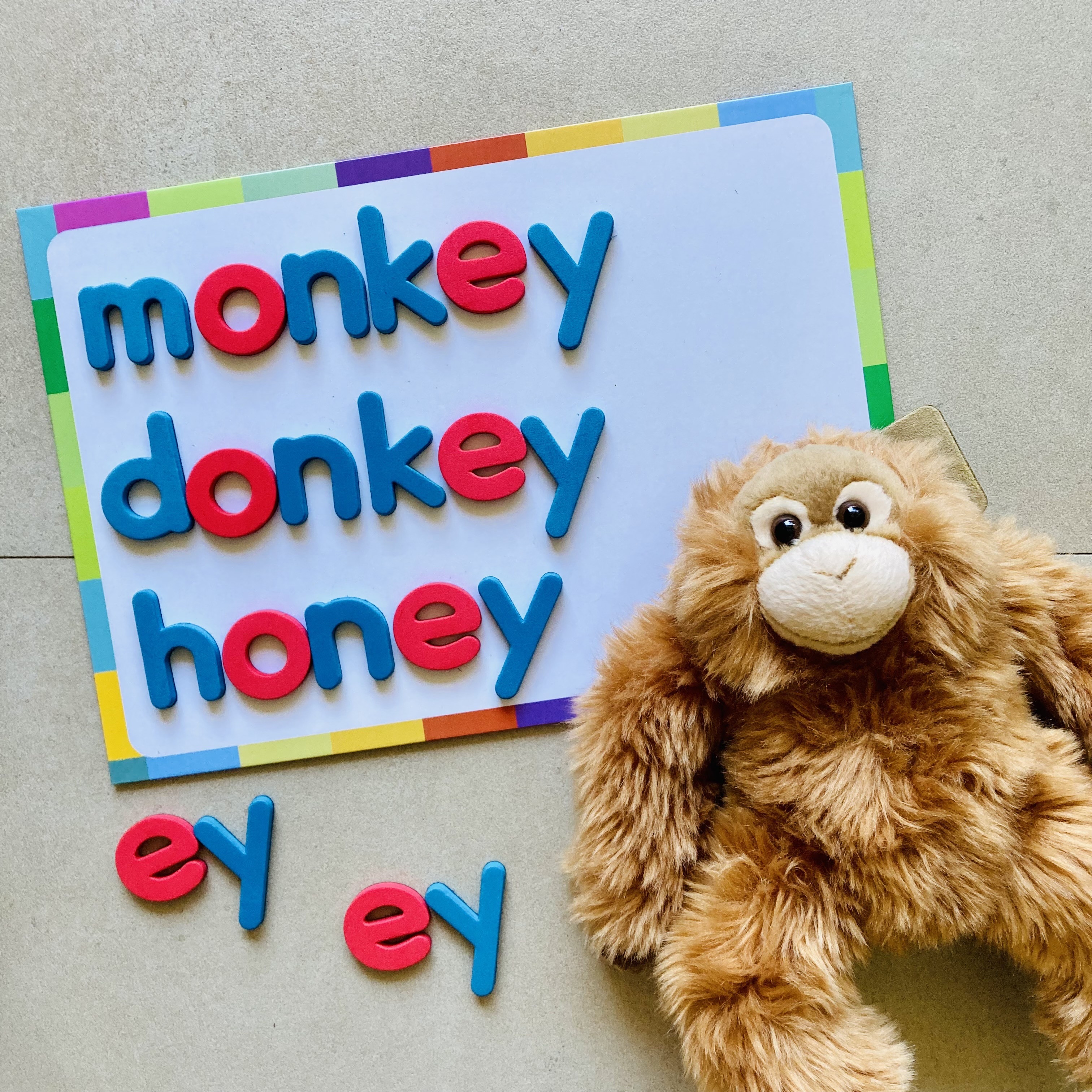 Grapheme and Phoneme Focus - ey for long ē sound | High quality ...
