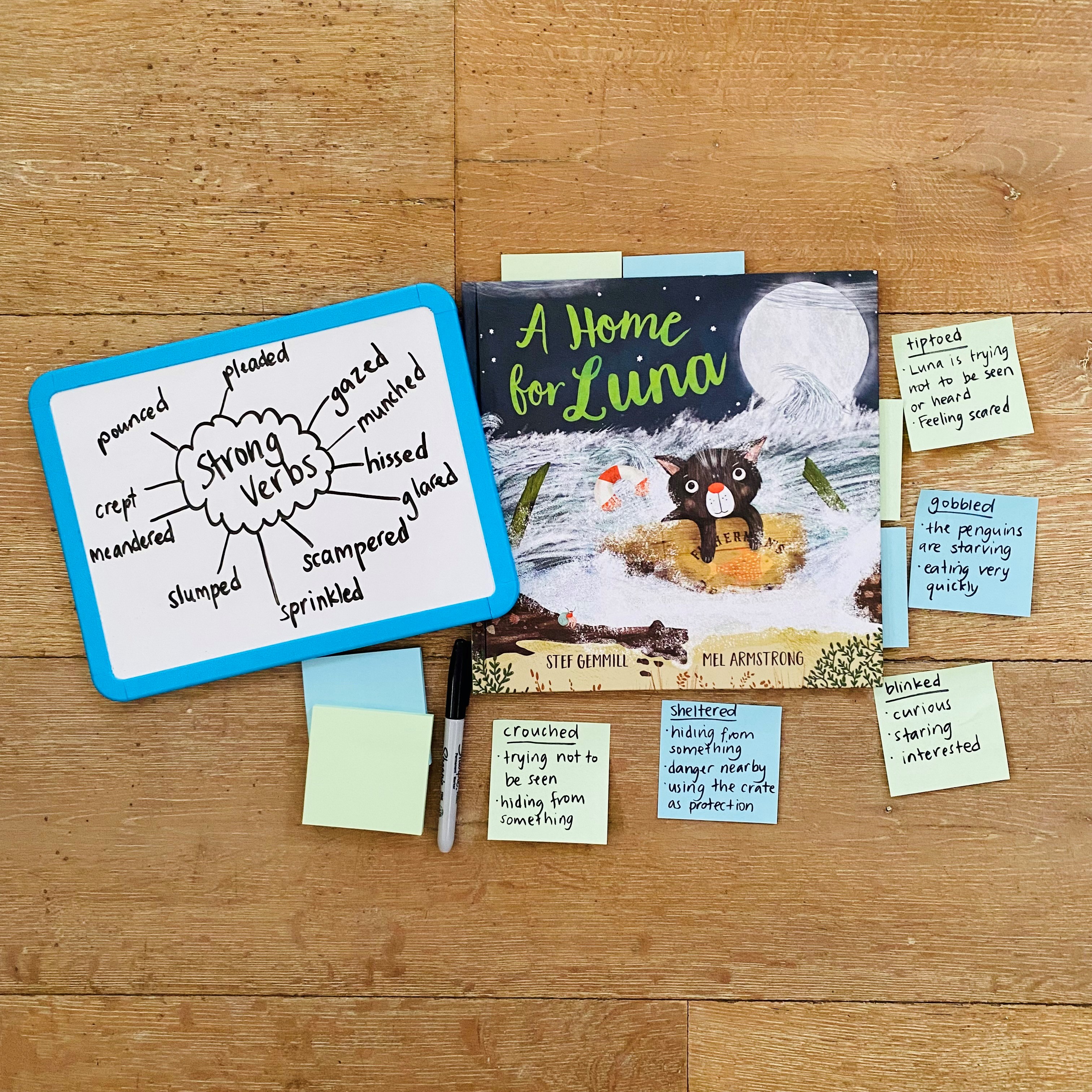 Inferring From Strong Verbs | High quality literacy lesson - Cleverbean