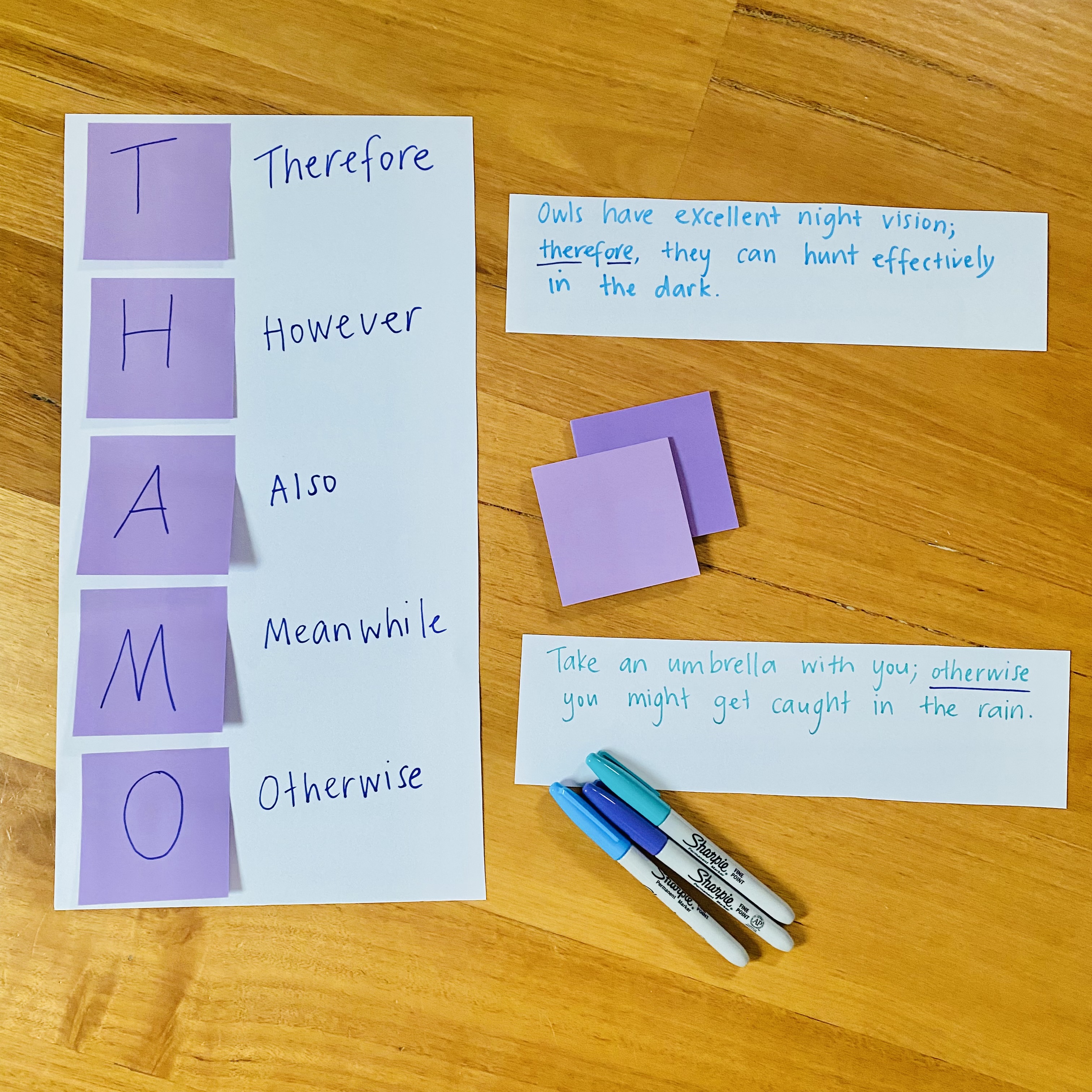 THAMO Conjunctive Adverbs in Compound Sentences | High quality literacy ...