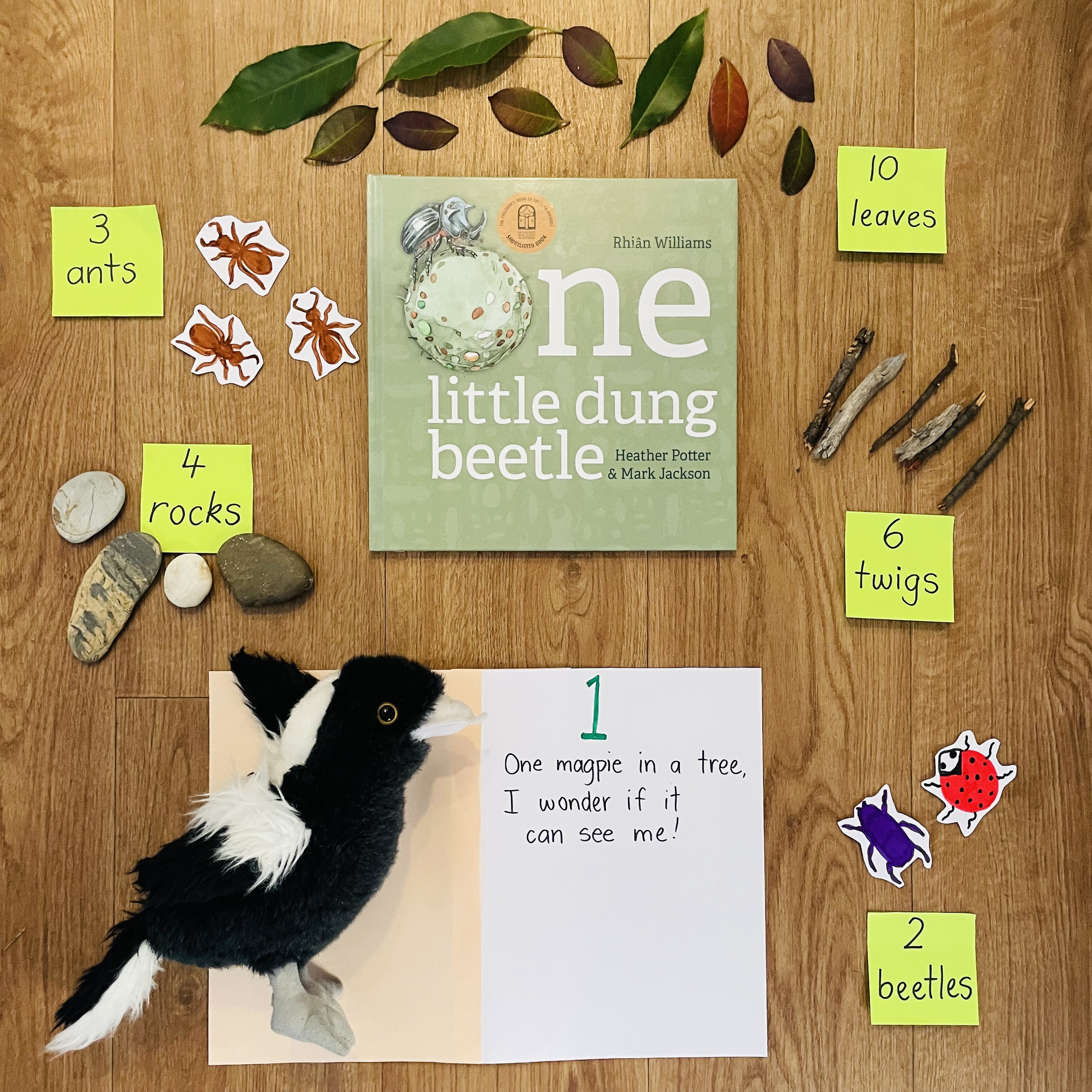 Book Week 2025 – One Little Dung Beetle – Counting Books | High quality ...