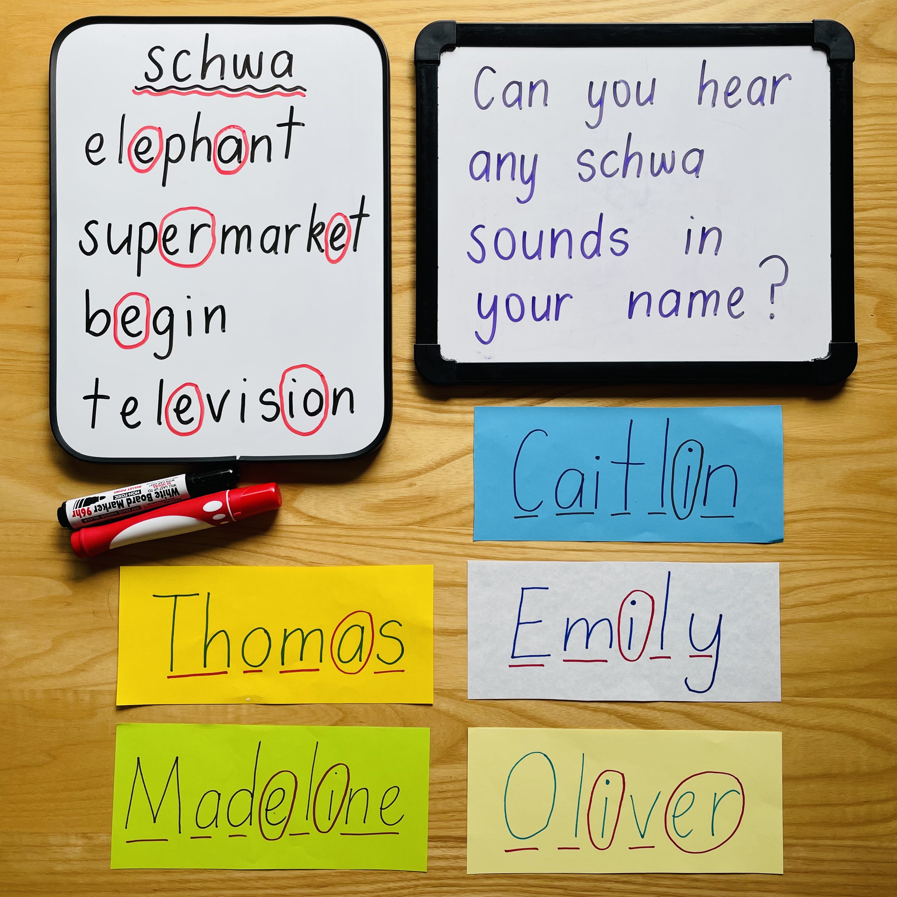 The Schwa Sound- The Schwas In My Name | High quality literacy lesson ...