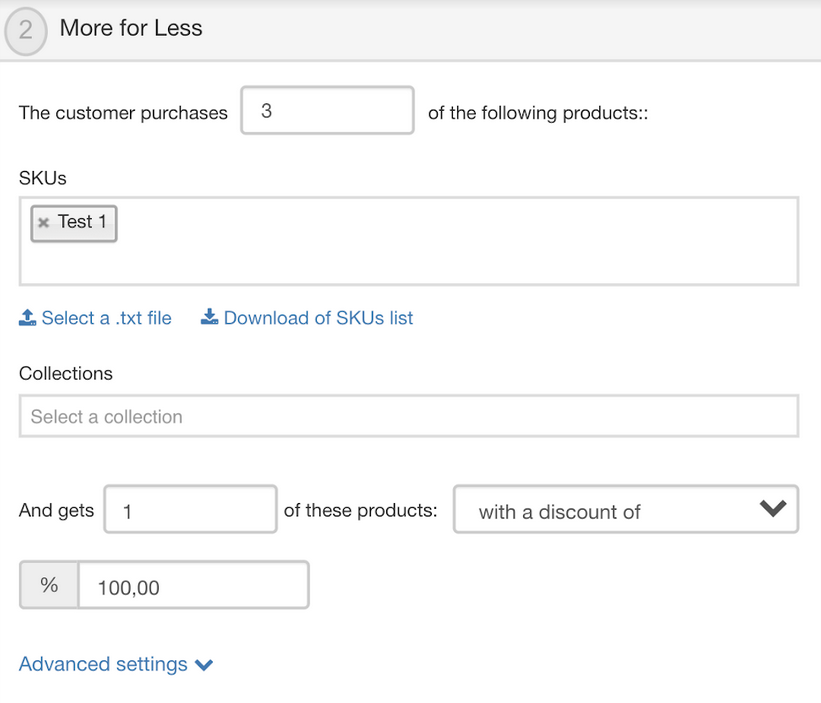 Leve mais por menos 1 - EN