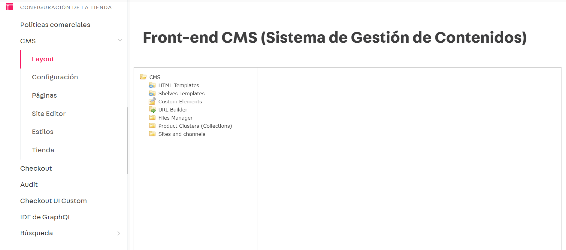 CMS - Layout ES