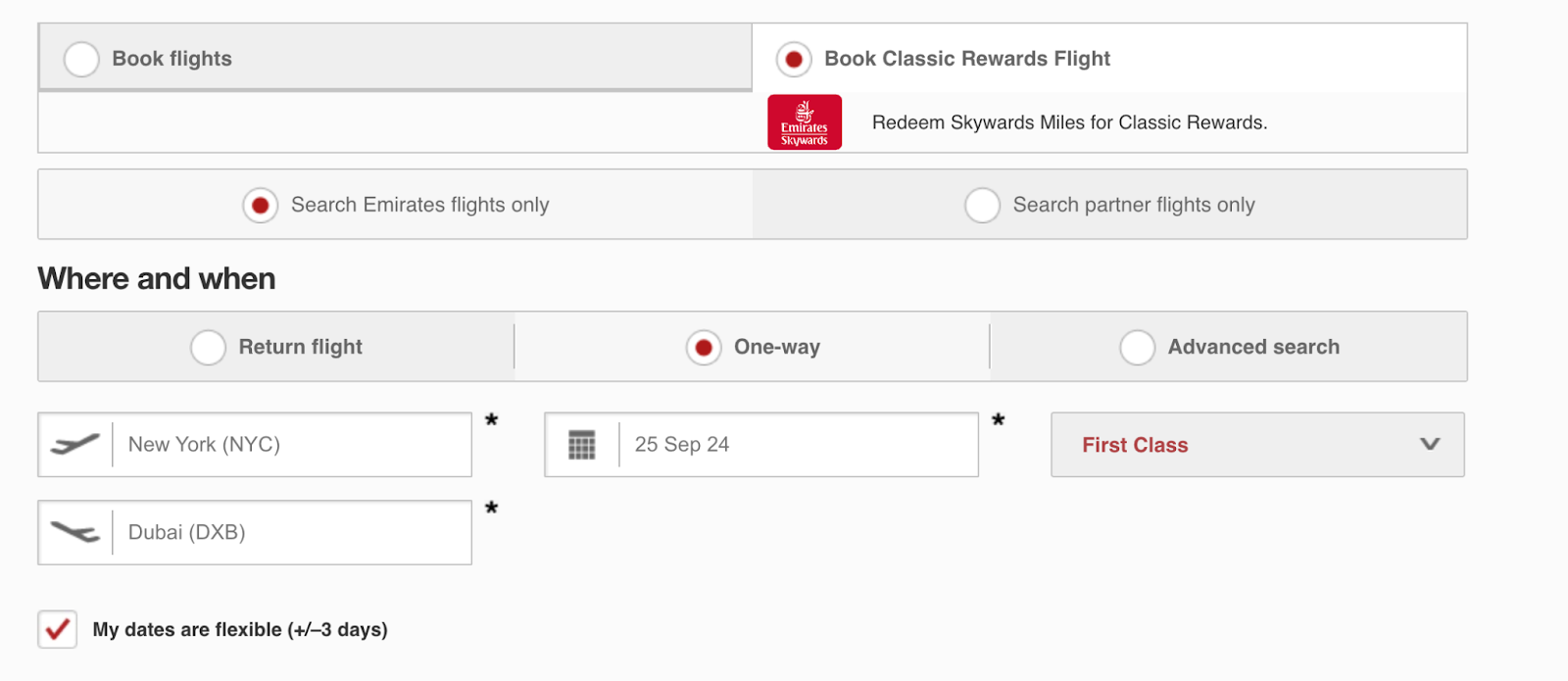 How to Book Emirates Flights with Points