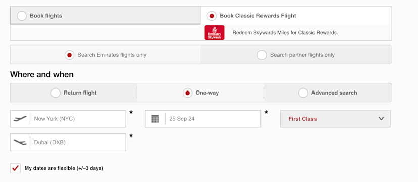 How to Book Emirates Flights with Points