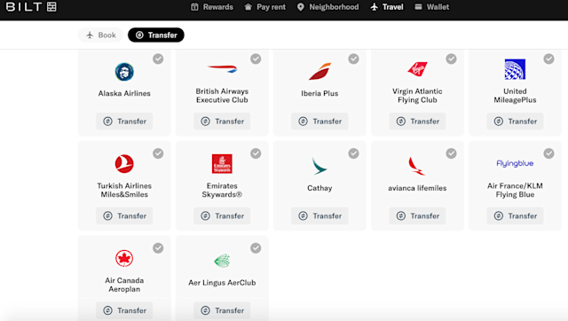 How to Transfer Bilt Points to Travel Partners