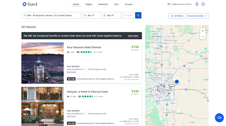 How to Use the Chase Travel Portal