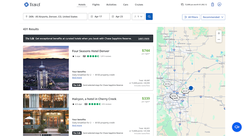 How to Use the Chase Travel Portal