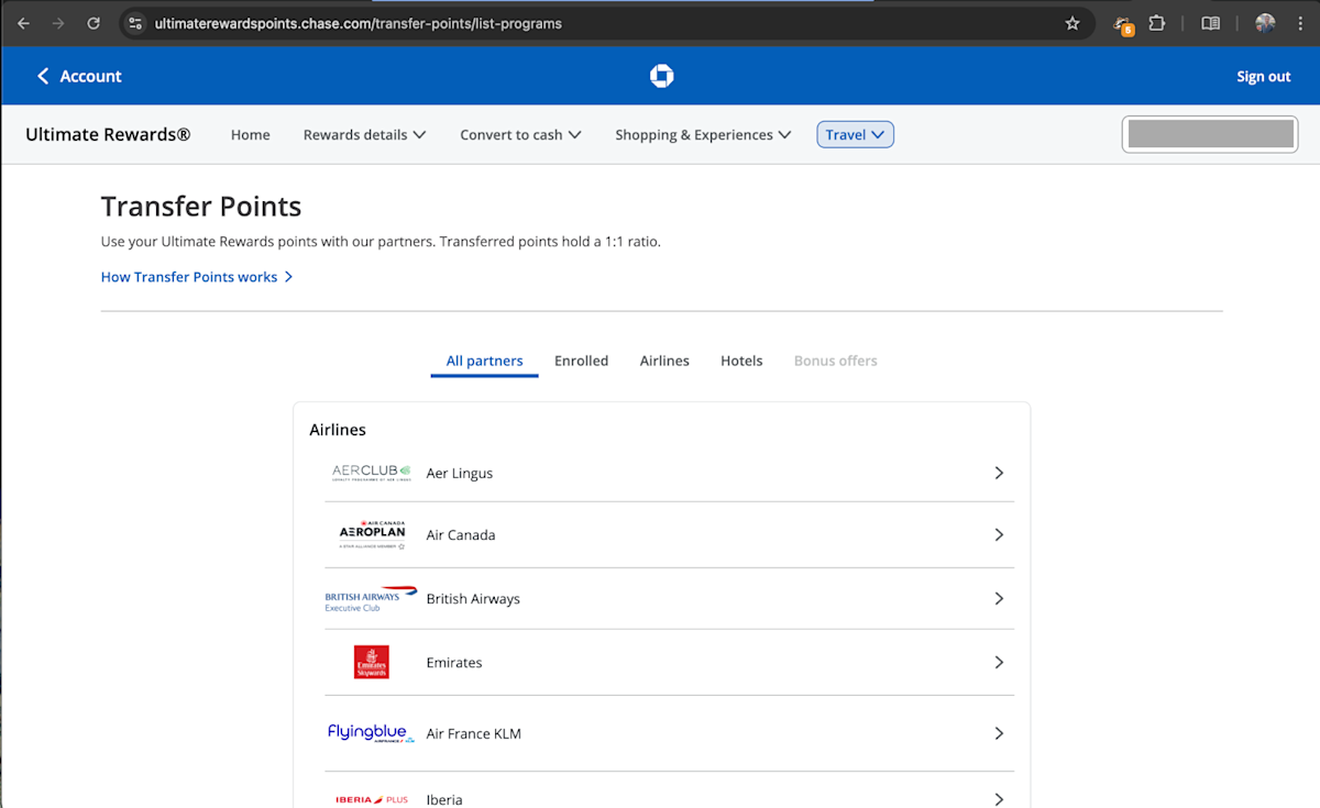 How to Transfer Chase Ultimate Rewards Points to Airlines