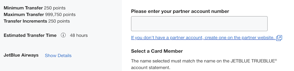 Amex Points Transfer Partners