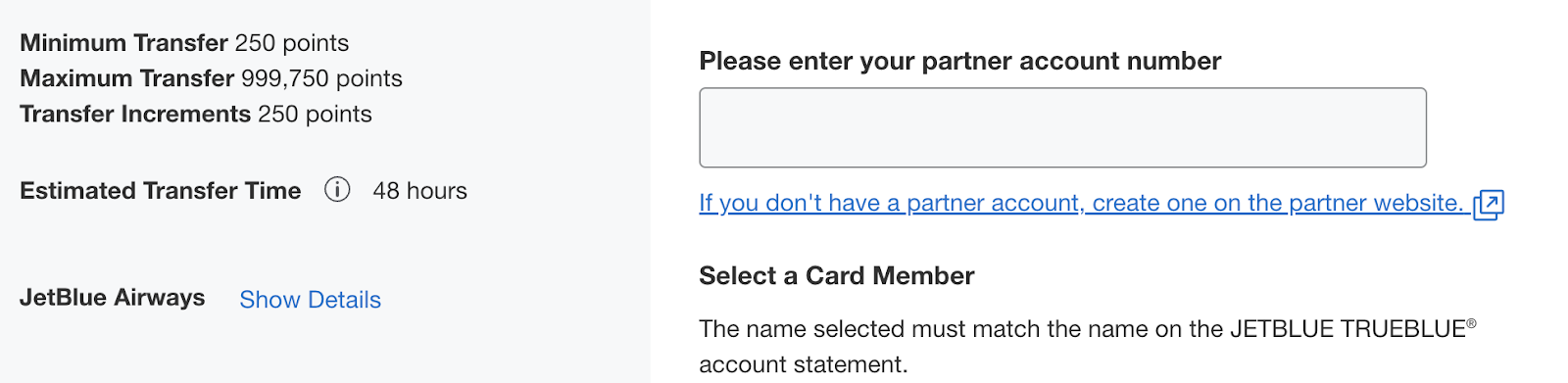 Amex Points Transfer Partners