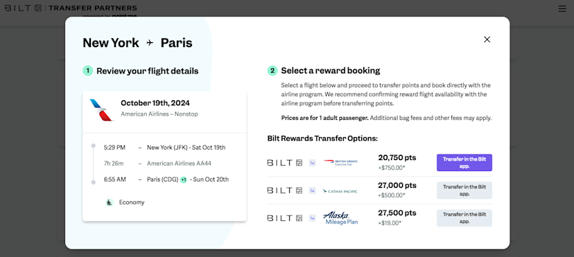How to Transfer Bilt Points to Travel Partners