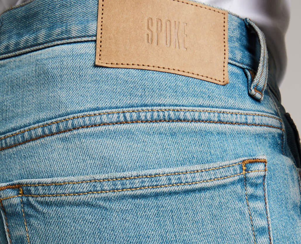 Stonewash Denim Jeans - Classic Men's Bespoke Denim - SPOKE - SPOKE