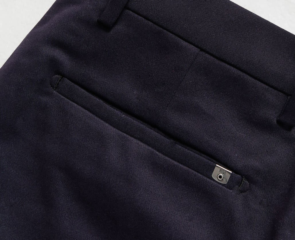 SPOKE Cashmere Sharps - Navy Custom Fit Chinos - SPOKE