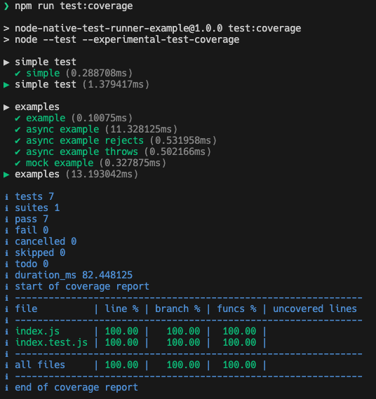 Using the Node.js Native Test Runner Using the Node.js Native Test Runner