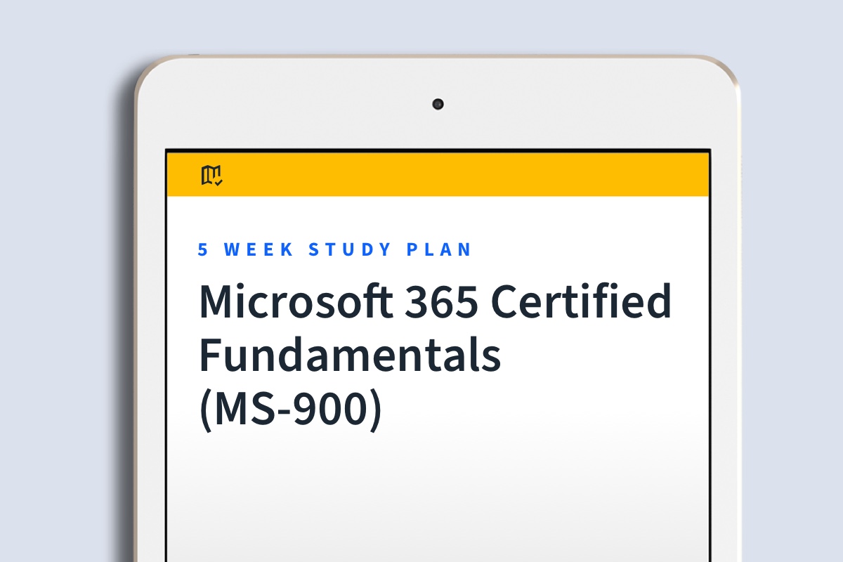 Microsoft 365 Certified Fundamentals (MS-900) Study Plan Download | CBT ...