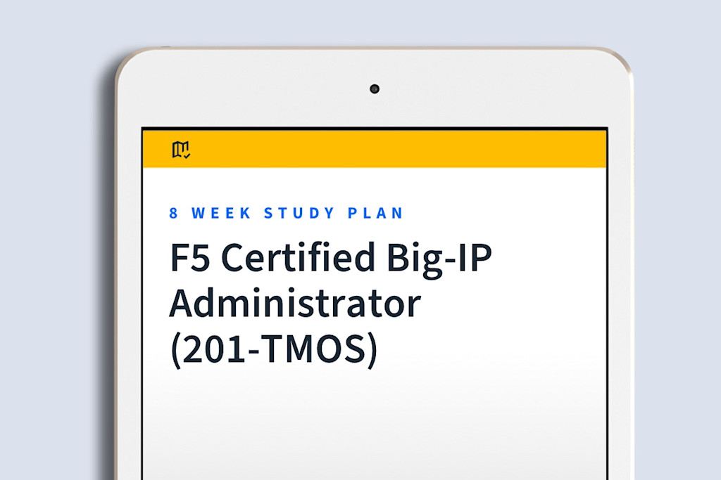 F5 Certified Big-IP Administrator (201-TMOS) Study Plan Download | CBT Nuggets