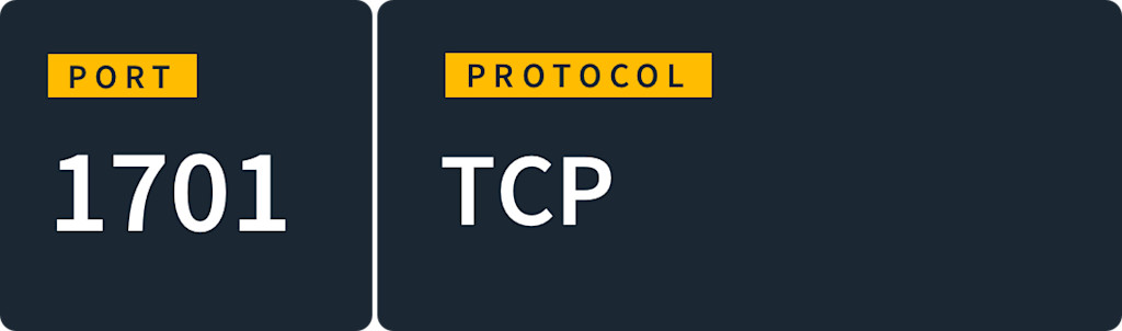 What is Port 1701?