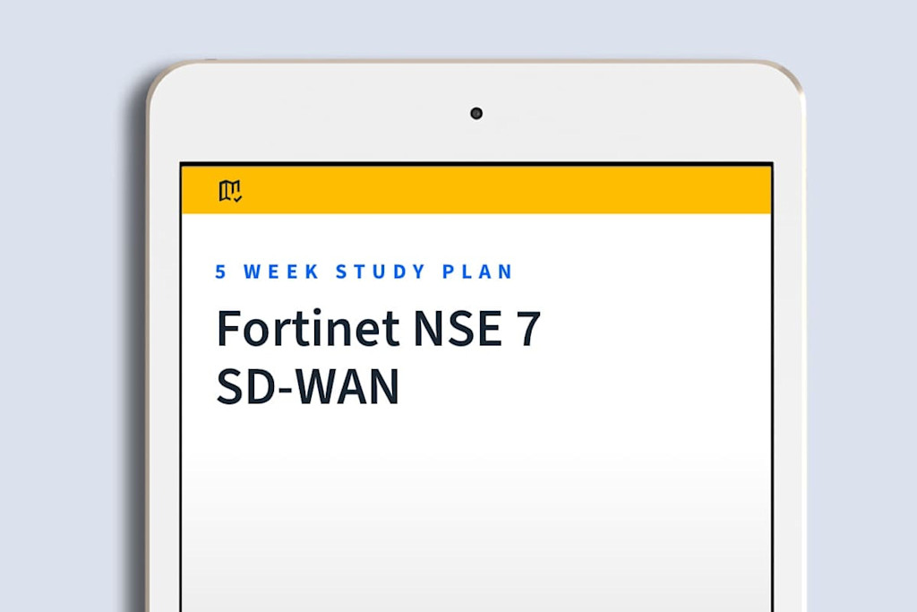 Fortinet NSE 7 - SD-WAN Study Plan Download | CBT Nuggets