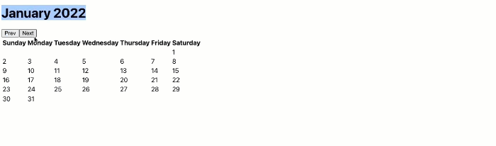 Tutorial: How to Build a React Reusable Calendar Component