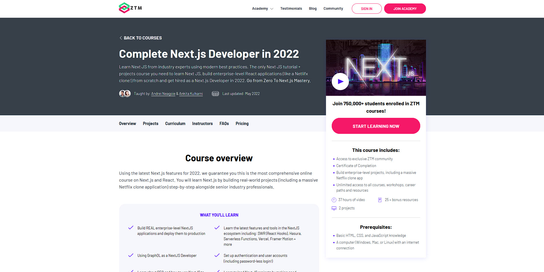 AMA Deep Dive: The Next.js Framework | Zero To Mastery