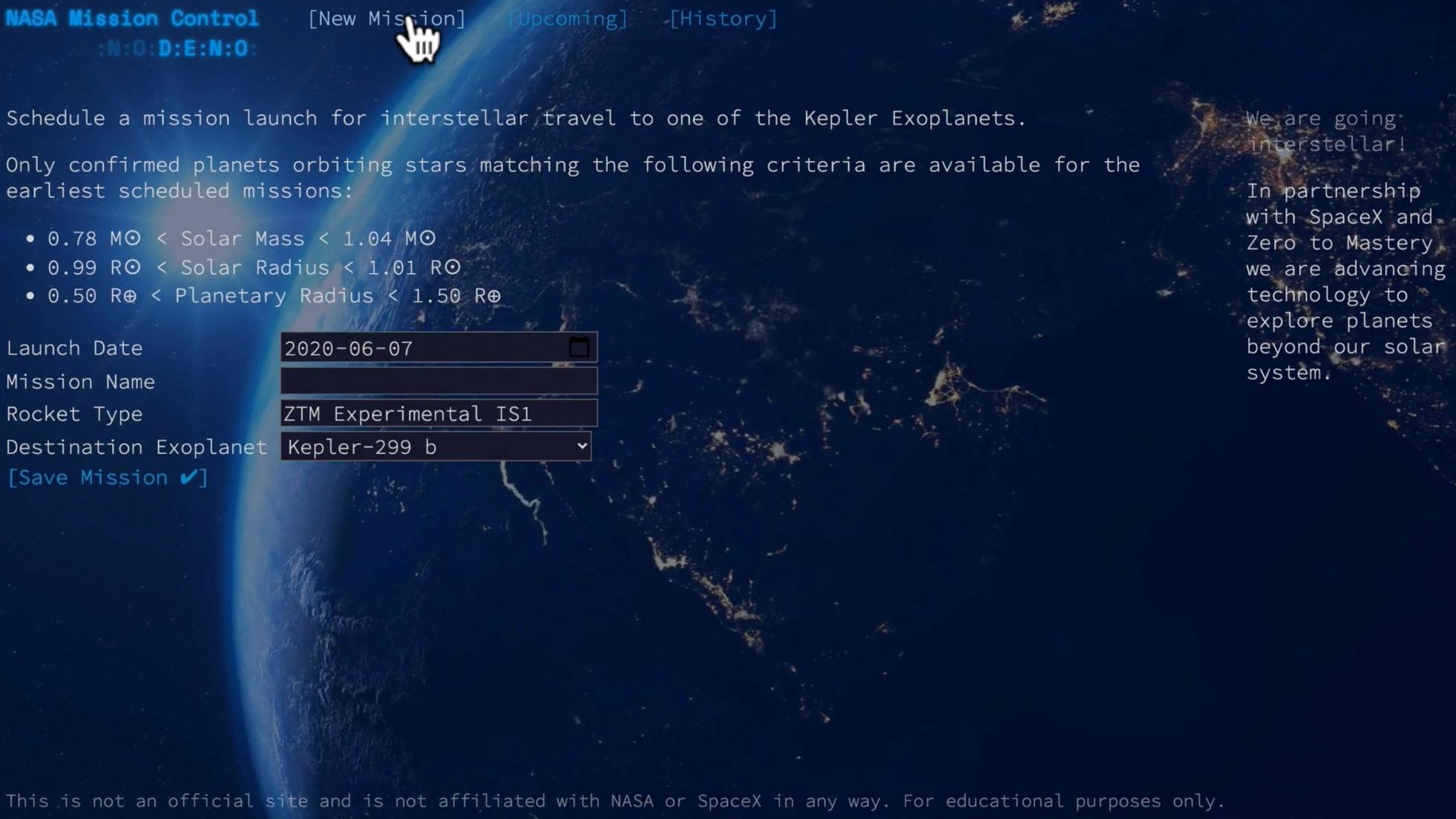Learn Deno -> Build a NASA launch system -> Get hired. | Zero To Mastery