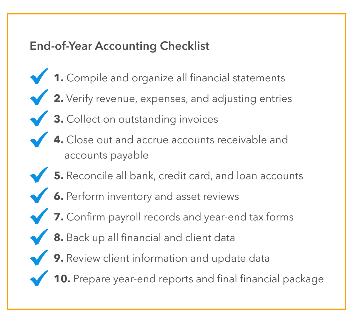 The complete year-end accounting checklist: Common challenges, steps ...