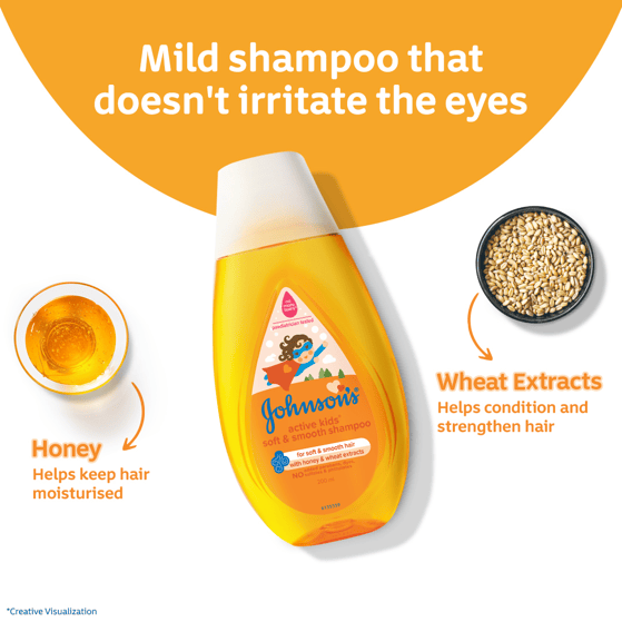 JOHNSON’S® Active Kids™ Soft & Smooth Shampoo