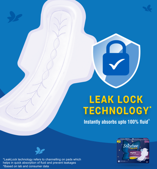 Stayfree® Secure Nights Cottony Soft Sanitary Pads