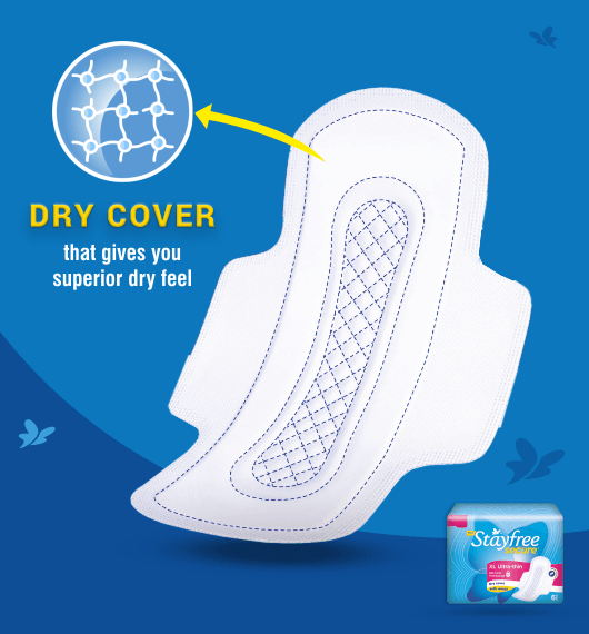 Stayfree® Secure XL Ultrathin Sanitary Napkins | Stayfree® India