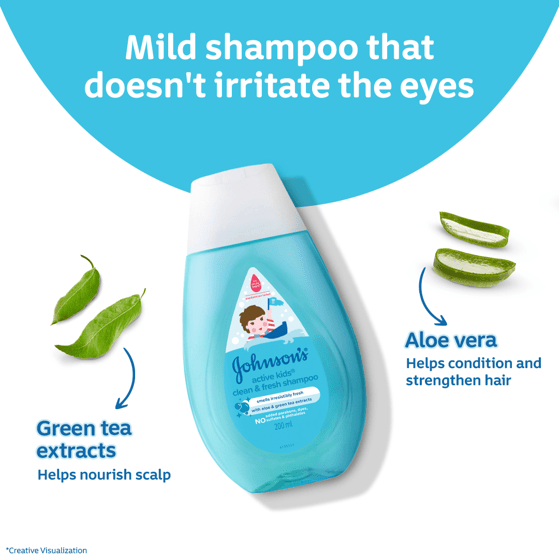 JOHNSON’S® Active Kids™ Clean & Fresh Shampoo