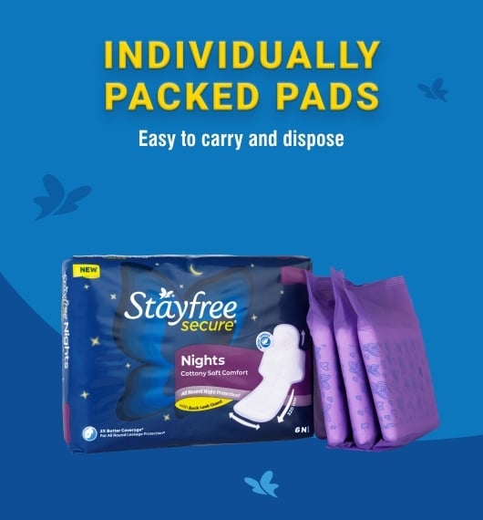 Stayfree® Secure Nights Cottony Soft Sanitary Pads