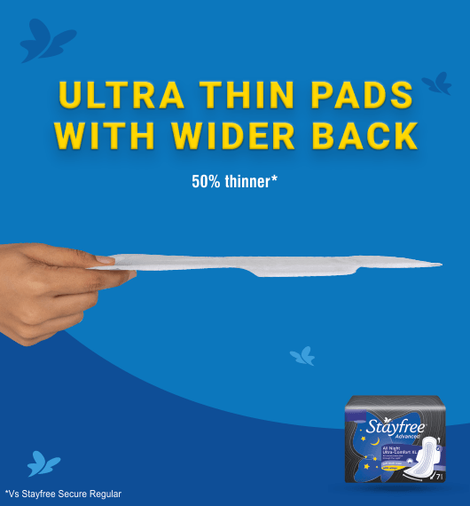 Stayfree® Advanced All Nights Soft Touch Sanitary Pads